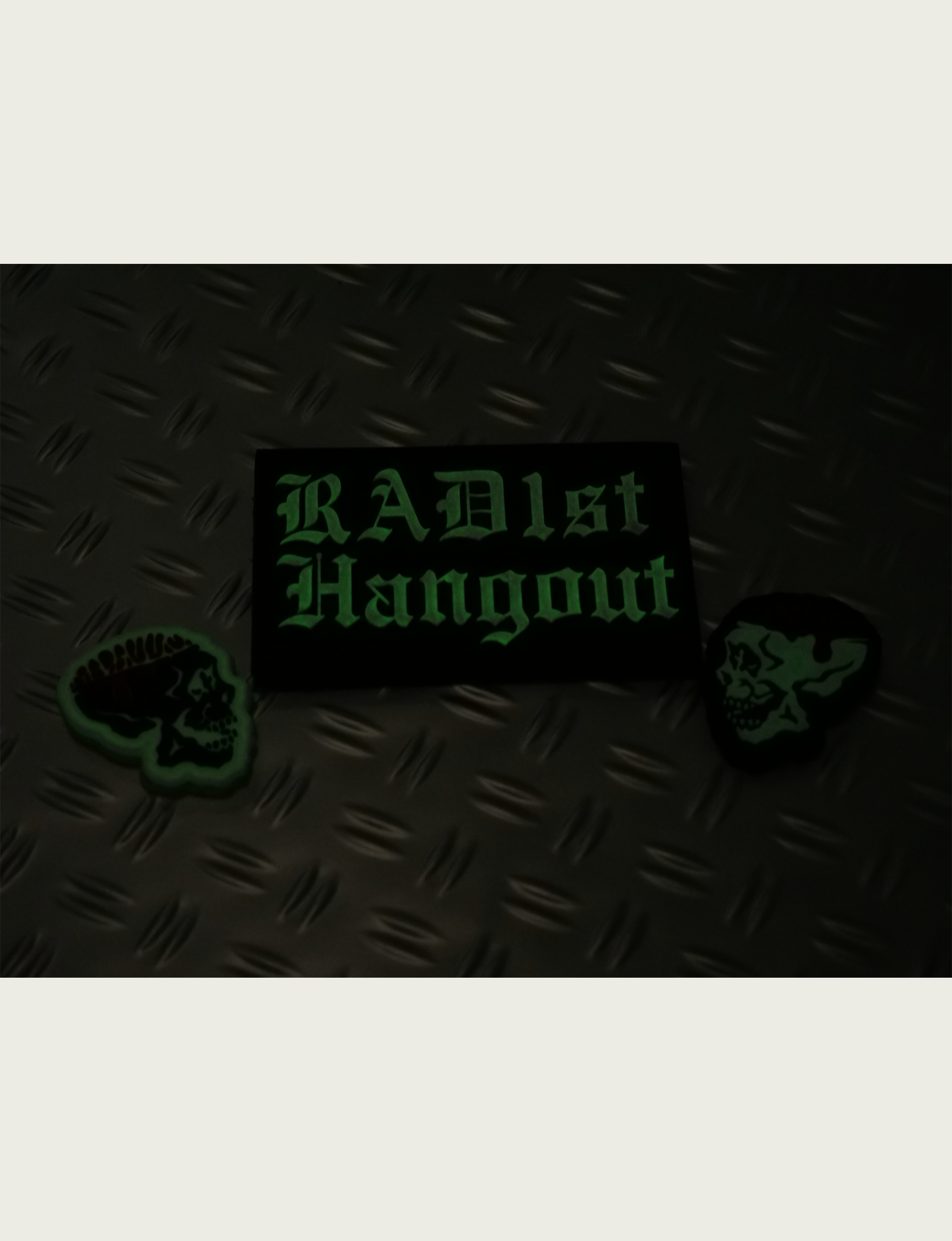 RADAMMO BRAIN SCULL PVC PATCH ラッドアモ ブレインスカルPVCパッチ – RATEL
